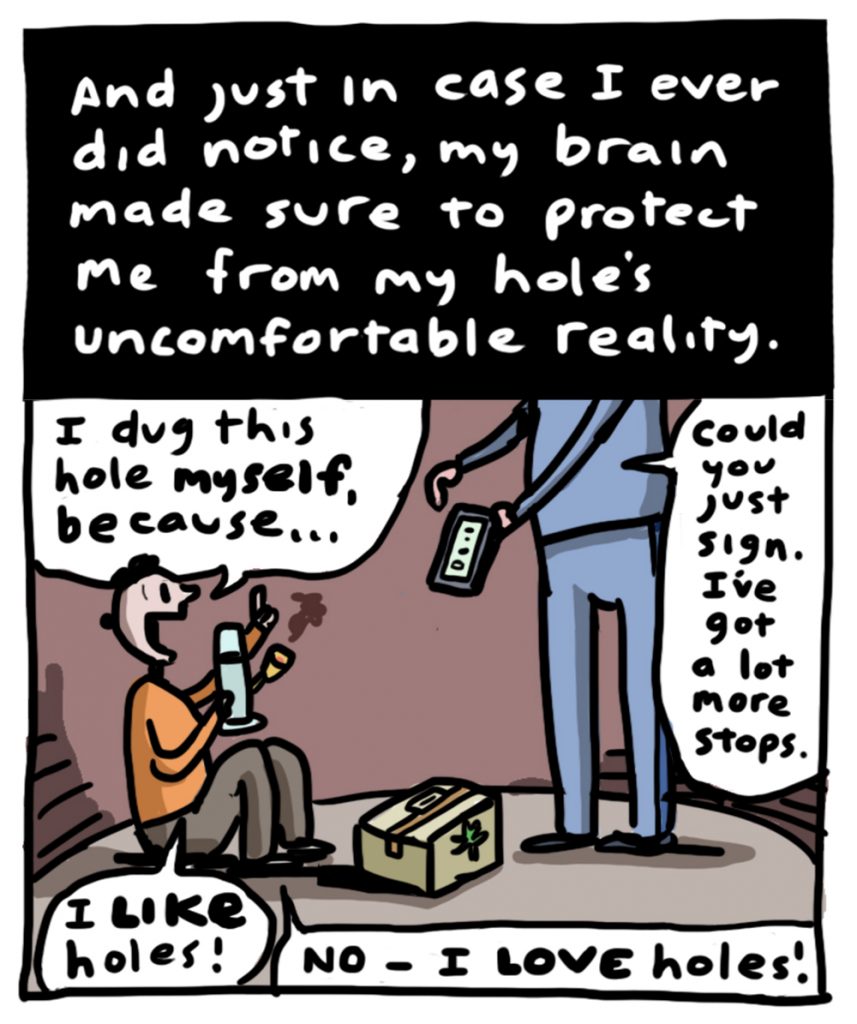 My Hole Life – One Comic At A Time by David Milgrim