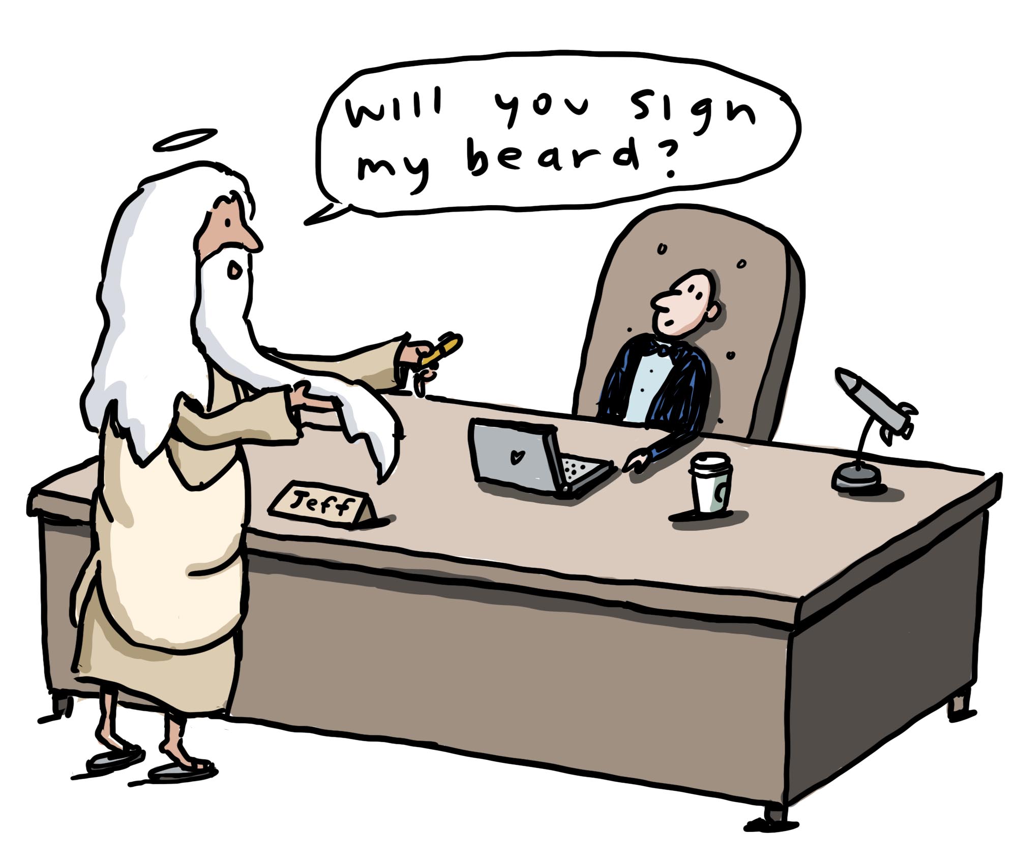 Dear Jeff Bezos – One Comic At A Time by David Milgrim
